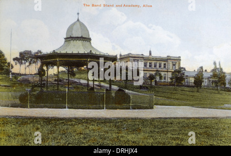 The Bandstand and Academy, Alloa Stock Photo - Alamy