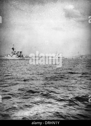 HMS Lion and HMS Princess Royal, WW1 Stock Photo - Alamy