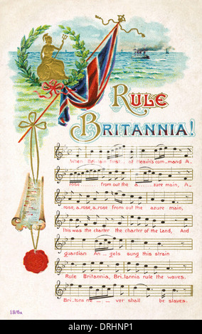 Rule Britannia - Britannia Rules the Waves Stock Photo - Alamy