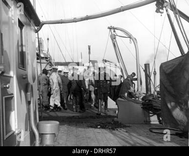 British monitor HMS Severn, WW1 Stock Photo - Alamy