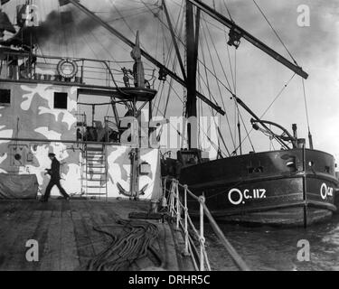 British monitor HMS Severn, WW1 Stock Photo - Alamy