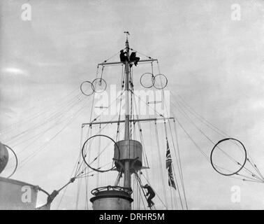 British monitor HMS Severn, WW1 Stock Photo - Alamy
