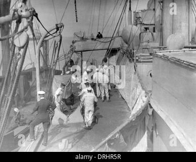 British monitor HMS Severn, WW1 Stock Photo - Alamy
