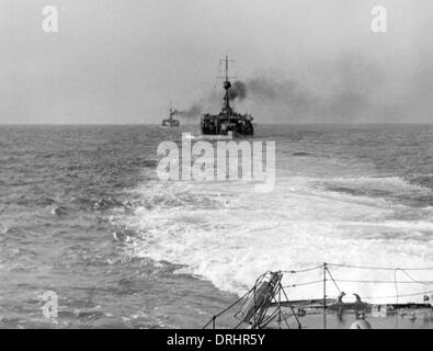 British monitor HMS Severn, WW1 Stock Photo - Alamy