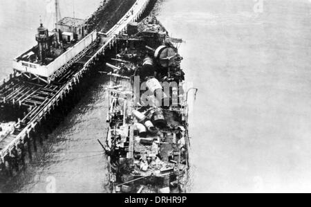 Aerial view of Ostend, Belgium, WW1 Stock Photo - Alamy