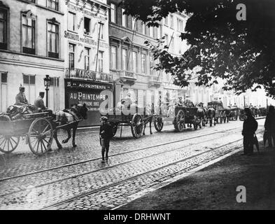 German occupation of Brussels, Belgium, WW1 Stock Photo - Alamy