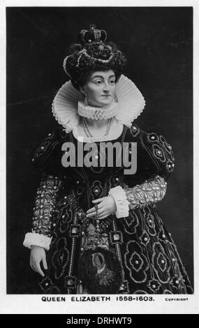 Elizabeth I at Madame Tussauds waxwork museum Stock Photo - Alamy