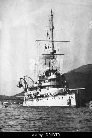 SMS Monarch, Austrian battleship, WW1 Stock Photo - Alamy