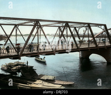 Tenjinbashi bridge, Osaka, Japan Stock Photo - Alamy