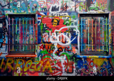 Graffiti Street, Werregarenstraat, the only place of Europe on which ...