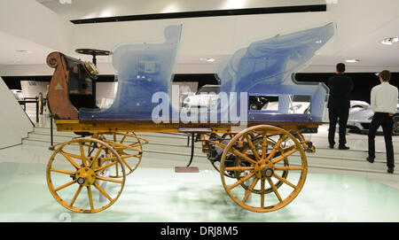 Stuttgart, Germany. 27th Jan, 2014. A P1, the first Porsche ...