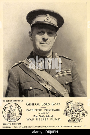 General Viscount Gort, VC - Military Commander - WW2 Stock Photo - Alamy