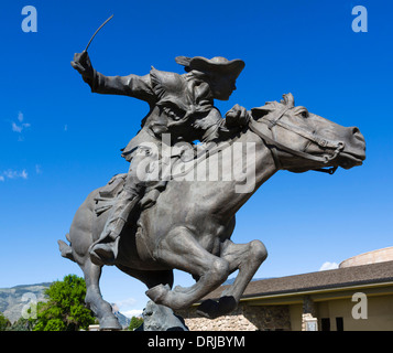 Bill Cody - Hard and Fast All The Way Pony Express sculpture outside ...