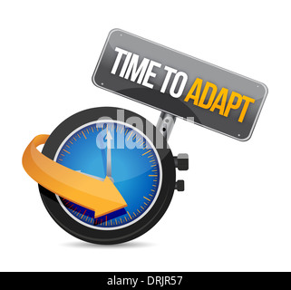 Time To Adapt Concept Stock Photo - Alamy