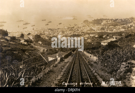Funicular Cog Railway - Madeira, Portugal Stock Photo - Alamy
