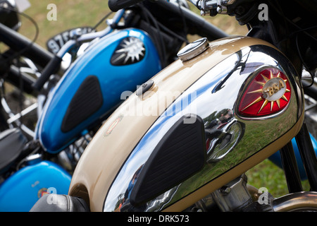 BSA fuel tank Stock Photo - Alamy