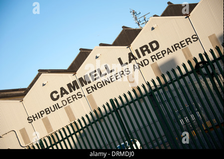 Cammell Laird Shipbuilders Yard Liverpool Wirral UK Stock Photo - Alamy