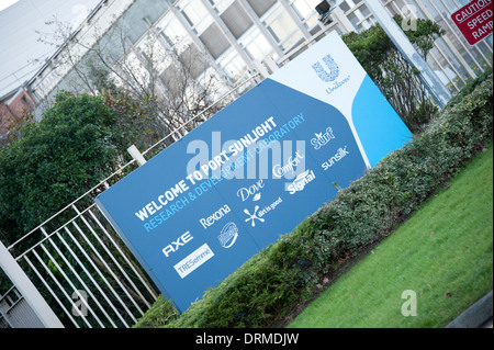 Port Sunlight Lever or Unilever soap factory near Liverpool England ...