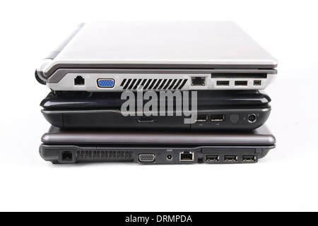 stack of laptop computers Stock Photo - Alamy