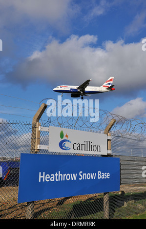 Carillion work in progress towards the expanded 'Snow Base' at London ...