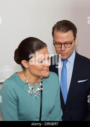 29-1-2014 - ESSEN - Red Dot museum The visit of swedish crown princess ...