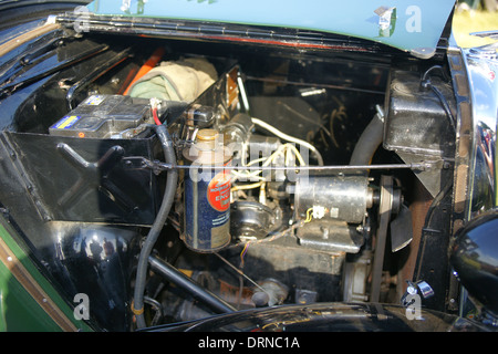 Morris 8 engine bay Stock Photo - Alamy