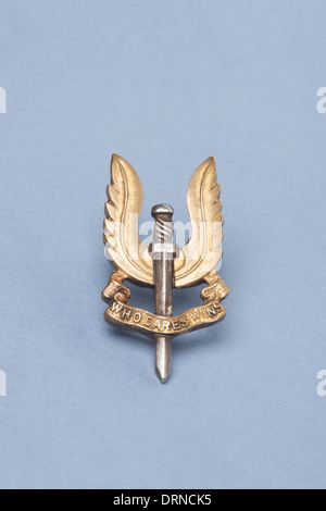 SAS who dares wins cap badge motto of the special air service with ...