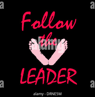 Follow the leader Stock Photo - Alamy