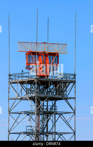 A radar tower at an airport Stock Photo - Alamy