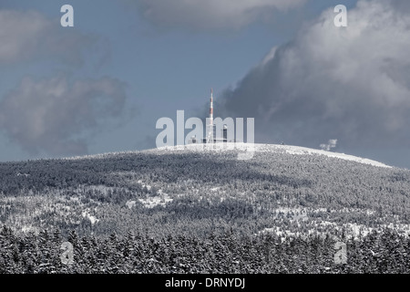 Brocken, Blocksberg, highest mountain in the Harz mountains, Saxony ...