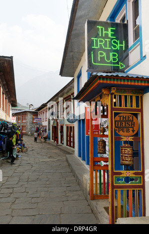 An Irish Pub at Lukla in Nepal Stock Photo - Alamy
