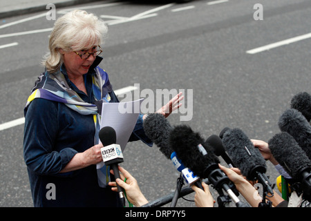 Susan Benn Julian Assange's advisor Stock Photo - Alamy