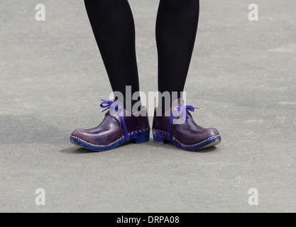 Clog dancers at folk festival. England, UK Stock Photo - Alamy