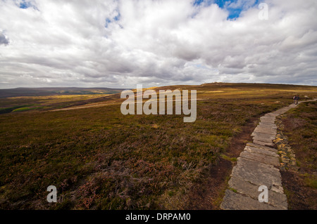 Path along Derwent Edge - Peak District Stock Photo - Alamy
