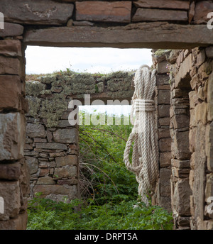 Inishmurray island, County Sligo, Ireland. Early Celtic Christian ring ...