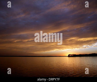 Sunset, Lake Murray, Columbia, SC photos by Catherine Brown Stock Photo ...