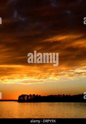 Sunset, Lake Murray, Columbia, SC photos by Catherine Brown Stock Photo ...