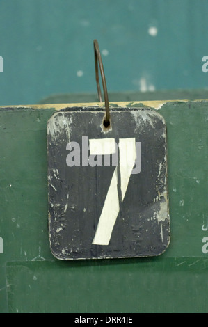 number tag, seven Stock Photo - Alamy