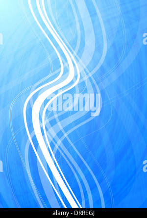 simple colorful modern waves background illustration with wheat, bisque ...