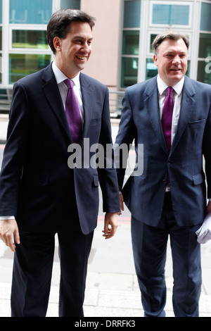 Ed Miliband and Ed Balls Stock Photo - Alamy