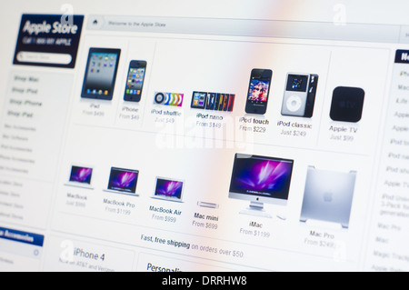 Apple computer store website - iPod nano Stock Photo: 43771833 - Alamy