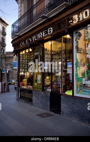 J.Murria Queviures, traditional shop at l'Eixample District in ...