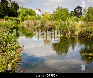 Littlebourne Water Mill in Kent. AKA Ickham mill. Stream running by ...