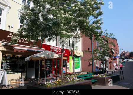High street in Congleton Cheshire UK Stock Photo - Alamy