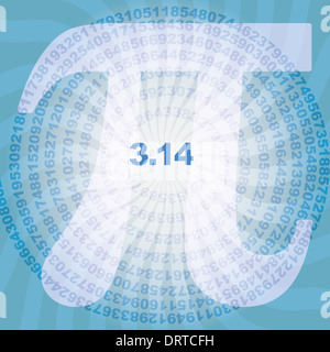 Pi symbol in circle Stock Photo - Alamy