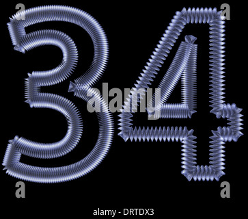 Symbol "S" from metal springs Stock Photo - Alamy
