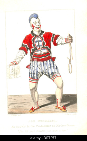 Joseph Grimaldi Clown Stock Photo - Alamy