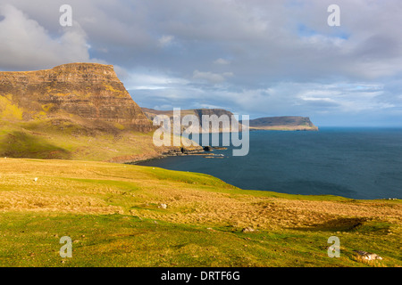A view towards Waterstein Head and Ramasaig Cliffs, Moonen Bay, Isle of ...
