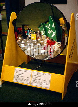 Techniquest Childrens Science Parabolic Concave Mirror Stock Photo - Alamy