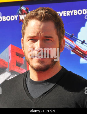 1 February 2014 - Westwood, California - Chris Miller. "The Lego Movie ...
